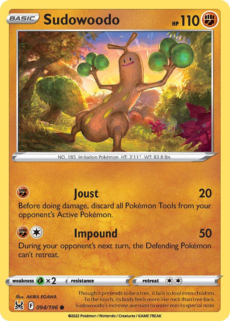 Sudowoodo #94 Prices | Pokemon Lost Origin | Pokemon Cards