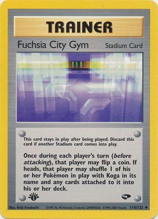 Fuchsia City Gym [1st Edition] #114 Prices | Pokemon Gym Challenge ...