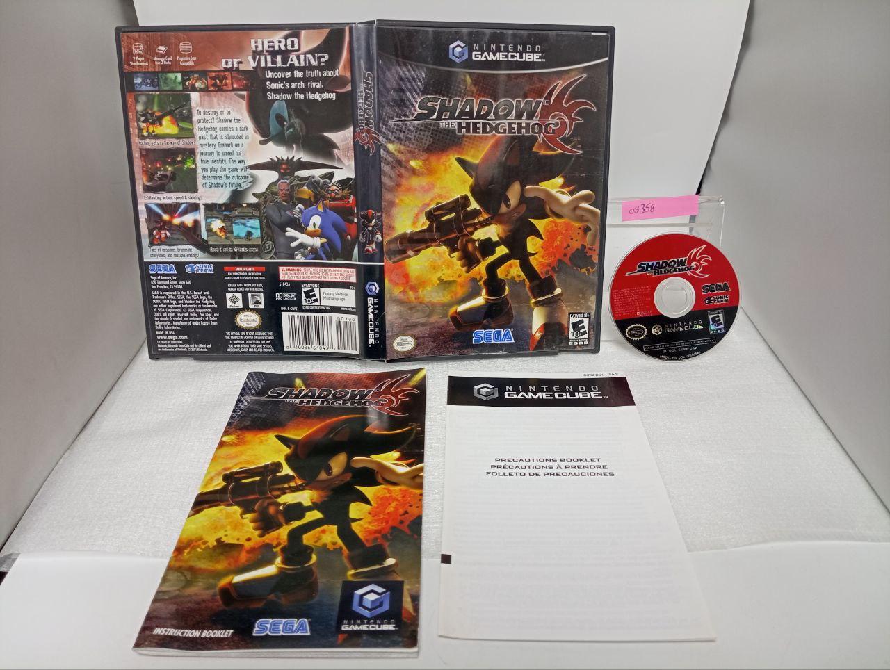 Shadow the Hedgehog | Item, Box, and Manual | Gamecube