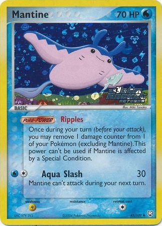Mantine [Reverse Holo] #45 Prices | Pokemon Team Rocket Returns ...