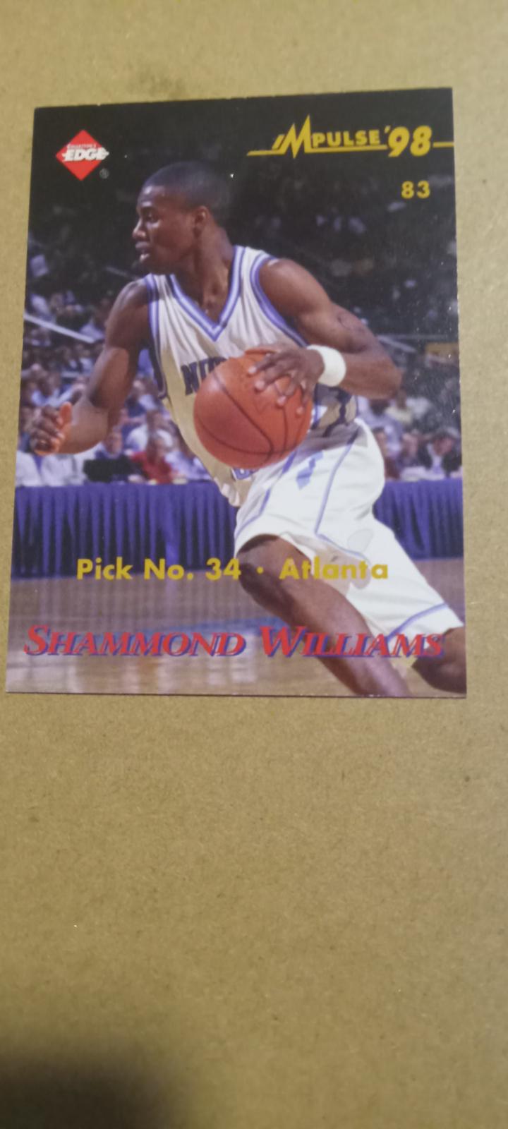 Stephon Marbury/Shammond Williams #83 Prices | 1998 Collectors Edge ...