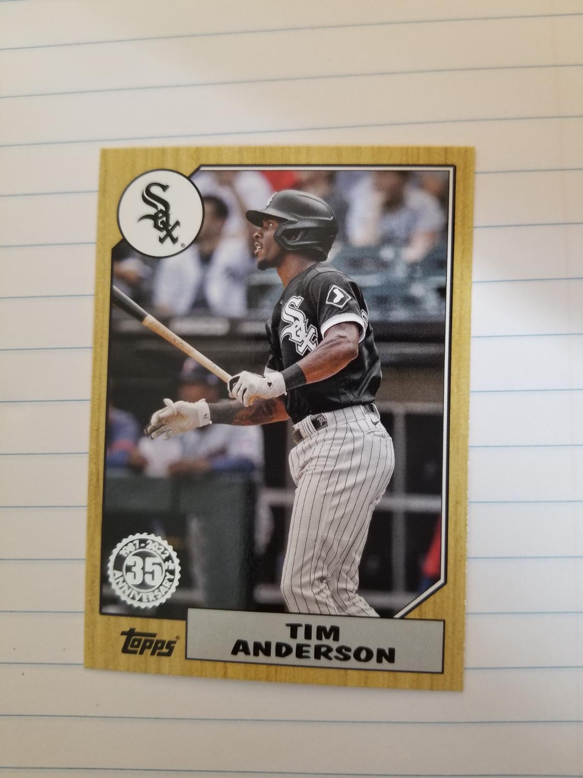 Tim Anderson | Ungraded | 2022 Topps 1987