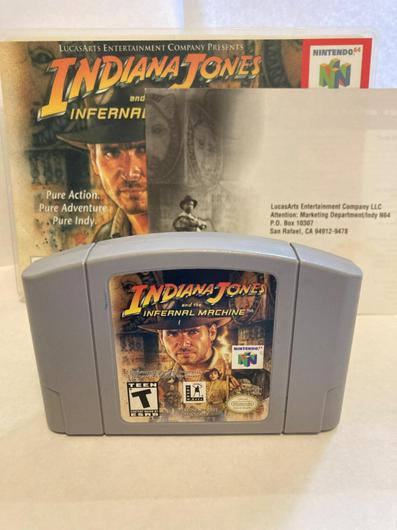 Indiana Jones Infernal Machine | Item only | Nintendo 64