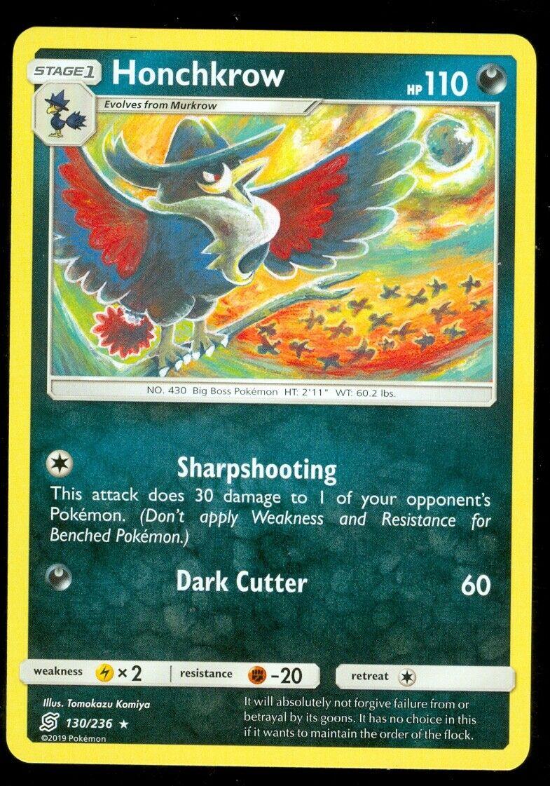 Honchkrow #130 Prices | Pokemon Unified Minds | Pokemon Cards