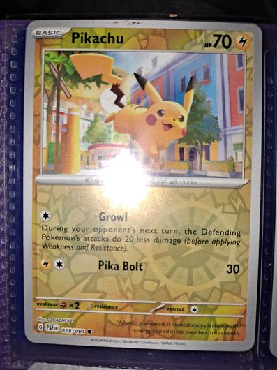 Pikachu [Reverse Holo] | Ungraded | Pokemon Paldean Fates