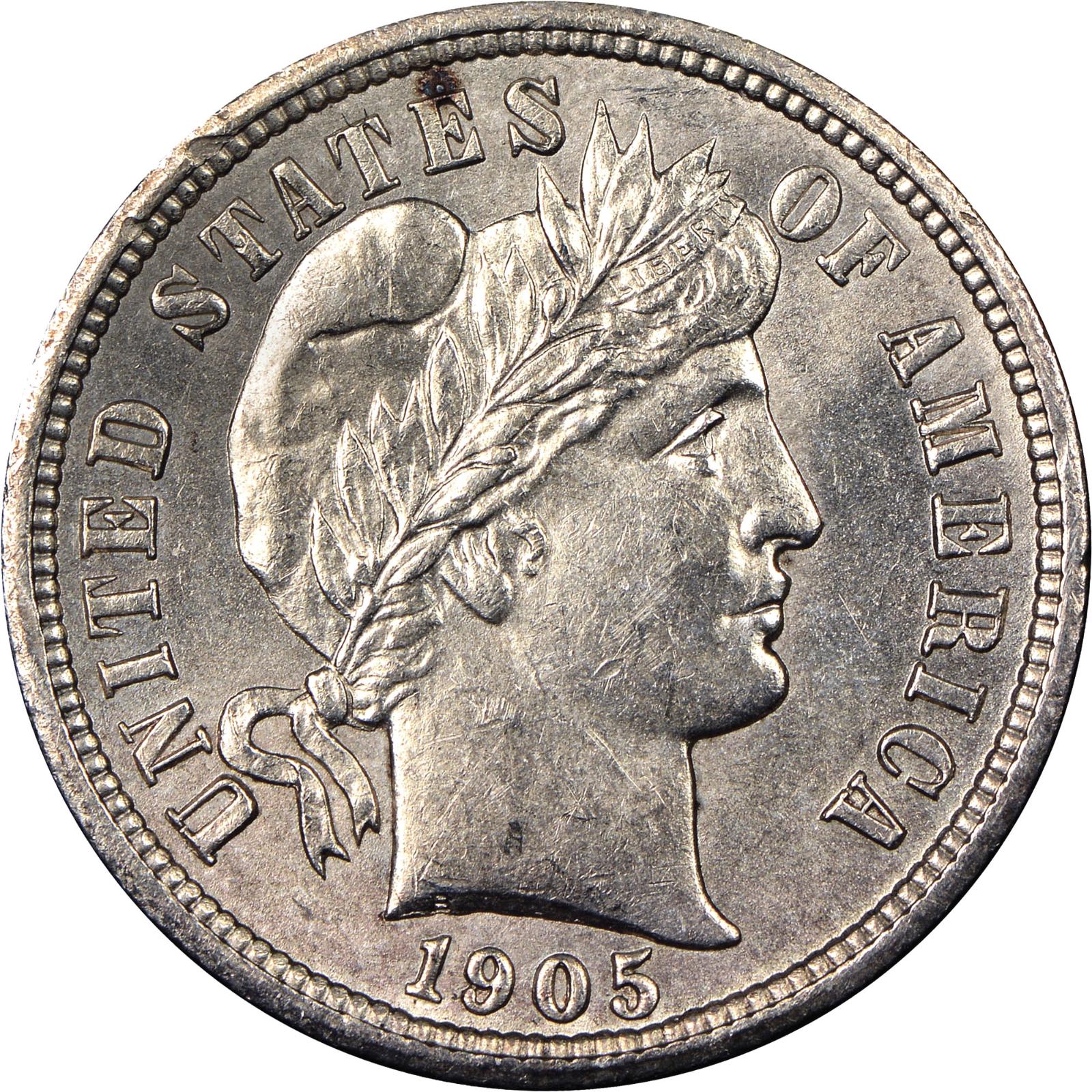 1905 O [MICRO O] Barber Dime Prices | Ungraded, NGC, PCGS Values