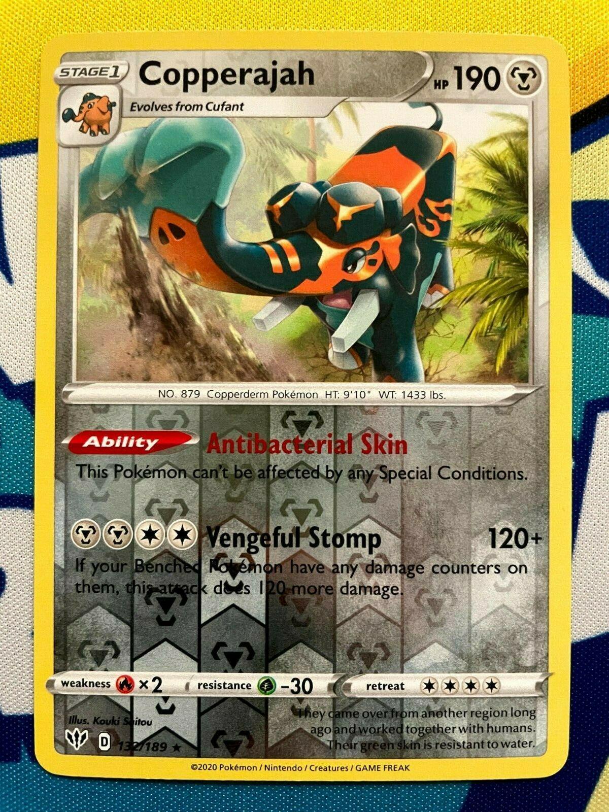 Copperajah [Reverse Holo] #132 Prices | Pokemon Darkness Ablaze ...