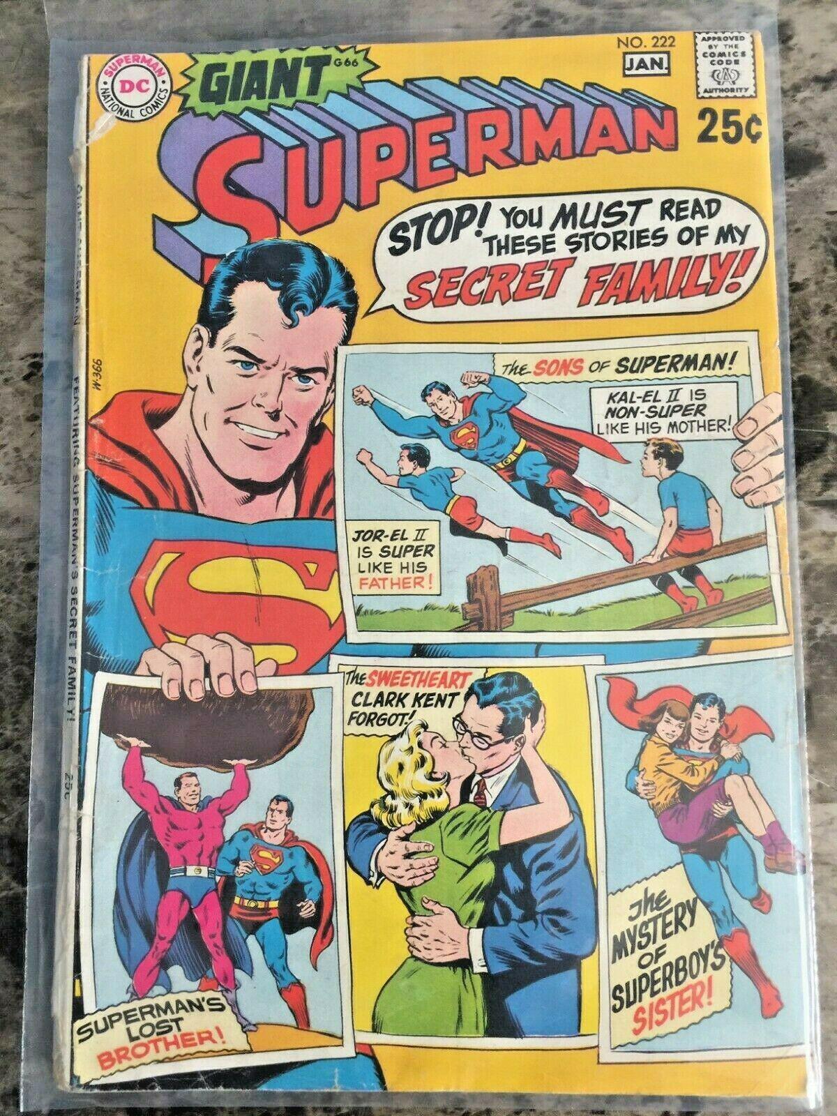 Superman #222 (1969) Prices | Superman Series