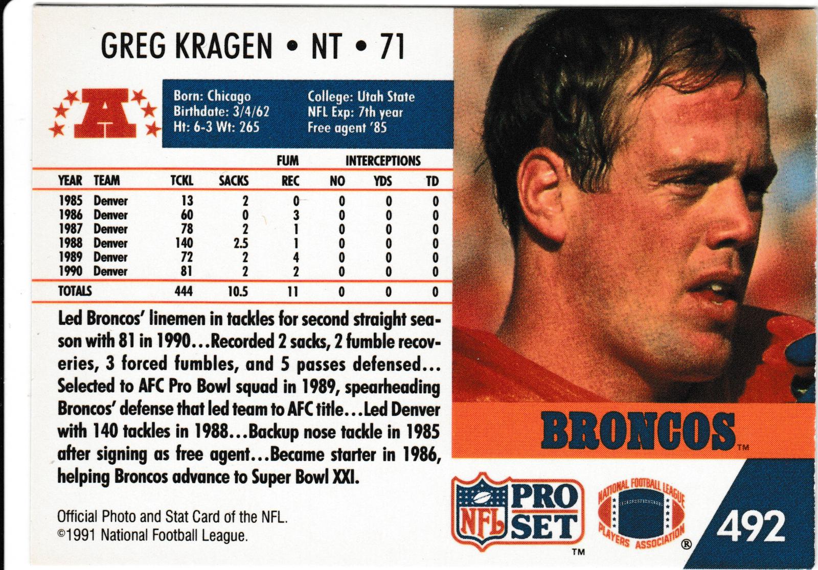 1991 Pro Set Football Card Pricing