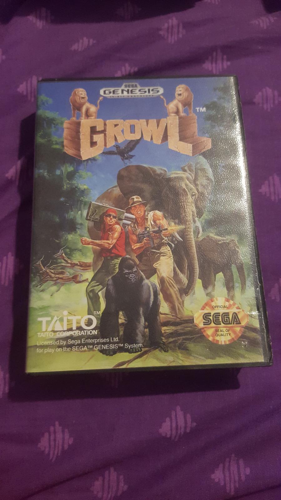Growl | Item, Box, and Manual | Sega Genesis