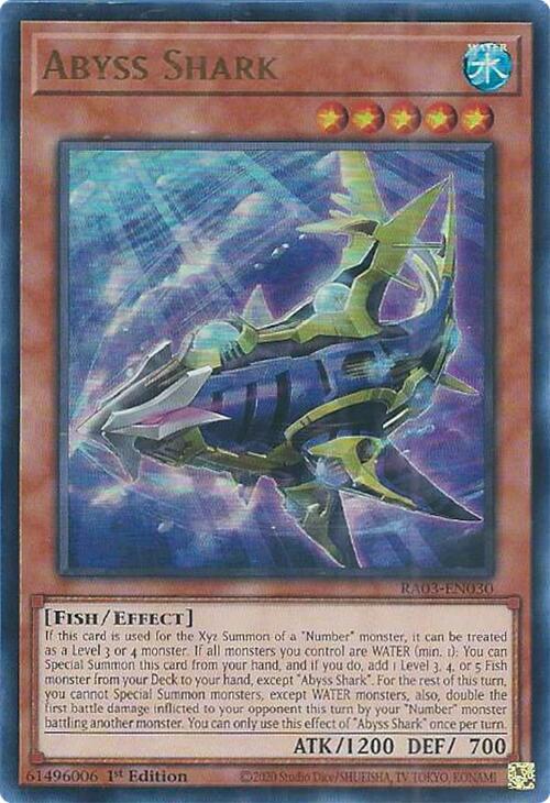 Abyss Shark [Super Rare] RA03-EN030 Prijzen | YuGiOh Quarter Century ...