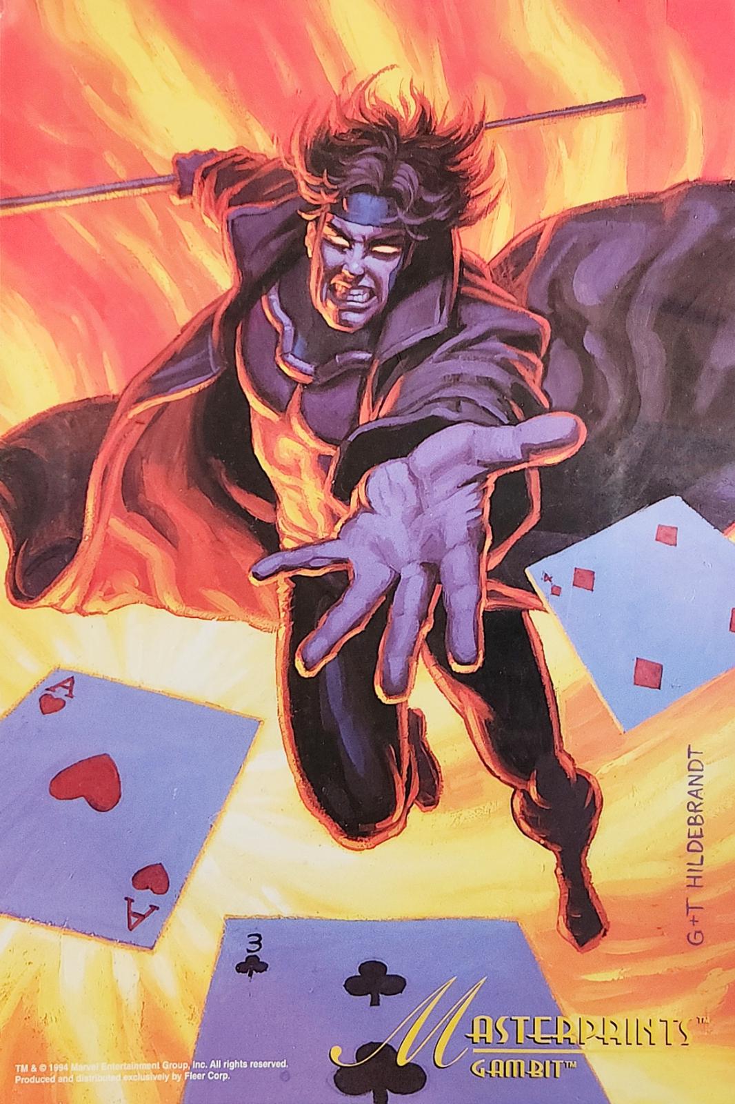 Gambit [Master Print] Prices | Marvel 1994 Masterpieces | Marvel Cards