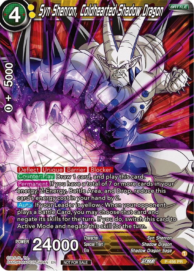 Syn Shenron, Coldhearted Shadow Dragon [Championship 2023 Reward Pack ...
