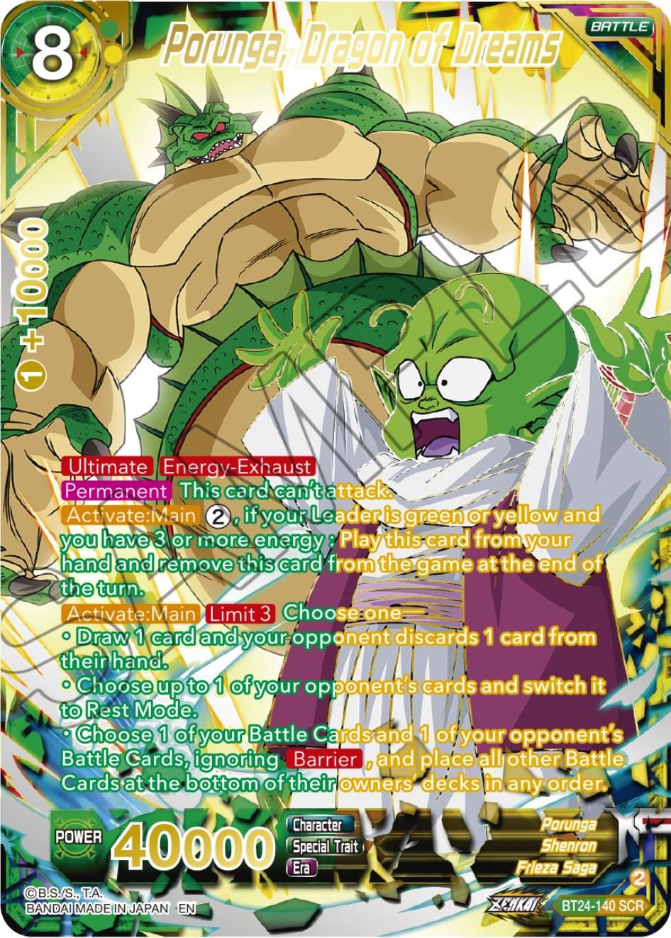 Porunga, Dragon of Dreams [Gold Foil] BT24-140 Prices | Dragon Ball ...