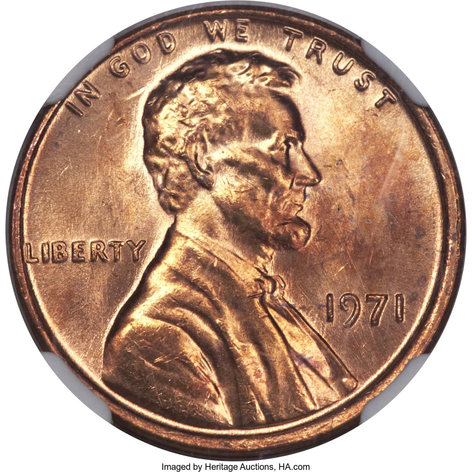 1971 [DOUBLE DIE] Lincoln Memorial Penny Prices | Ungraded, NGC, PCGS Values