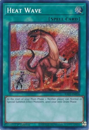 Prix de Heat Wave [Secret Rare] RA03-EN058 | YuGiOh Quarter Century ...