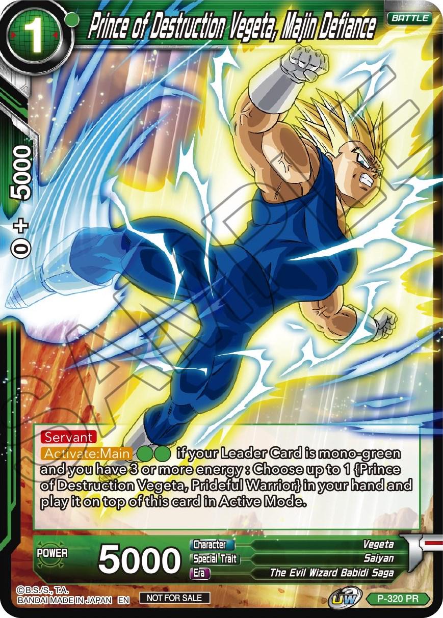 Prince of Destruction Vegeta, Majin Defiance P-320 Prijzen | Dragon ...