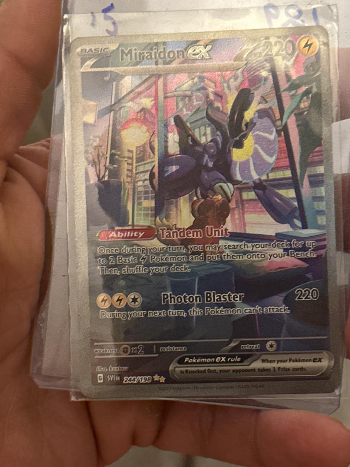 Miraidon ex | Ungraded | Pokemon Scarlet & Violet