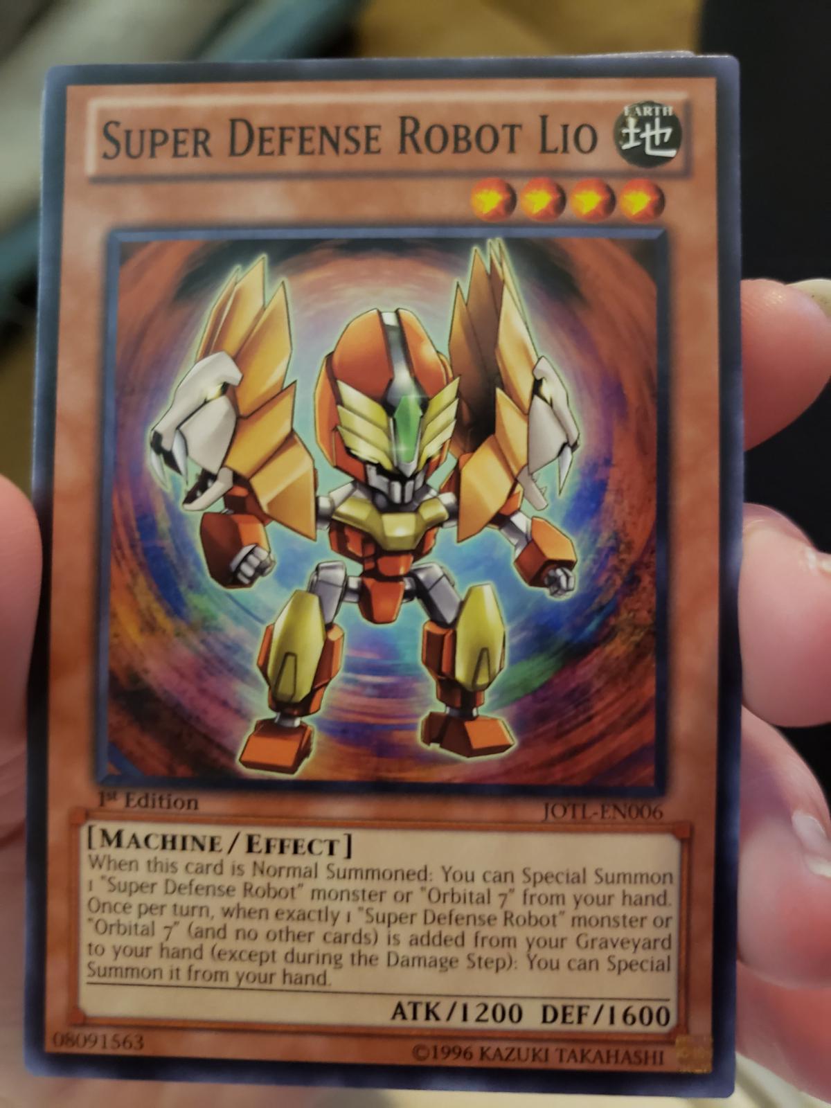 Super Defense Robot Lio [1st Edition] | Ungraded | YuGiOh Judgment of ...