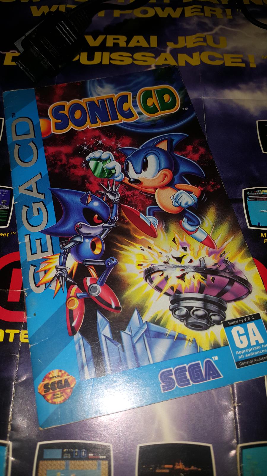 Sonic CD | Manual only | Sega CD