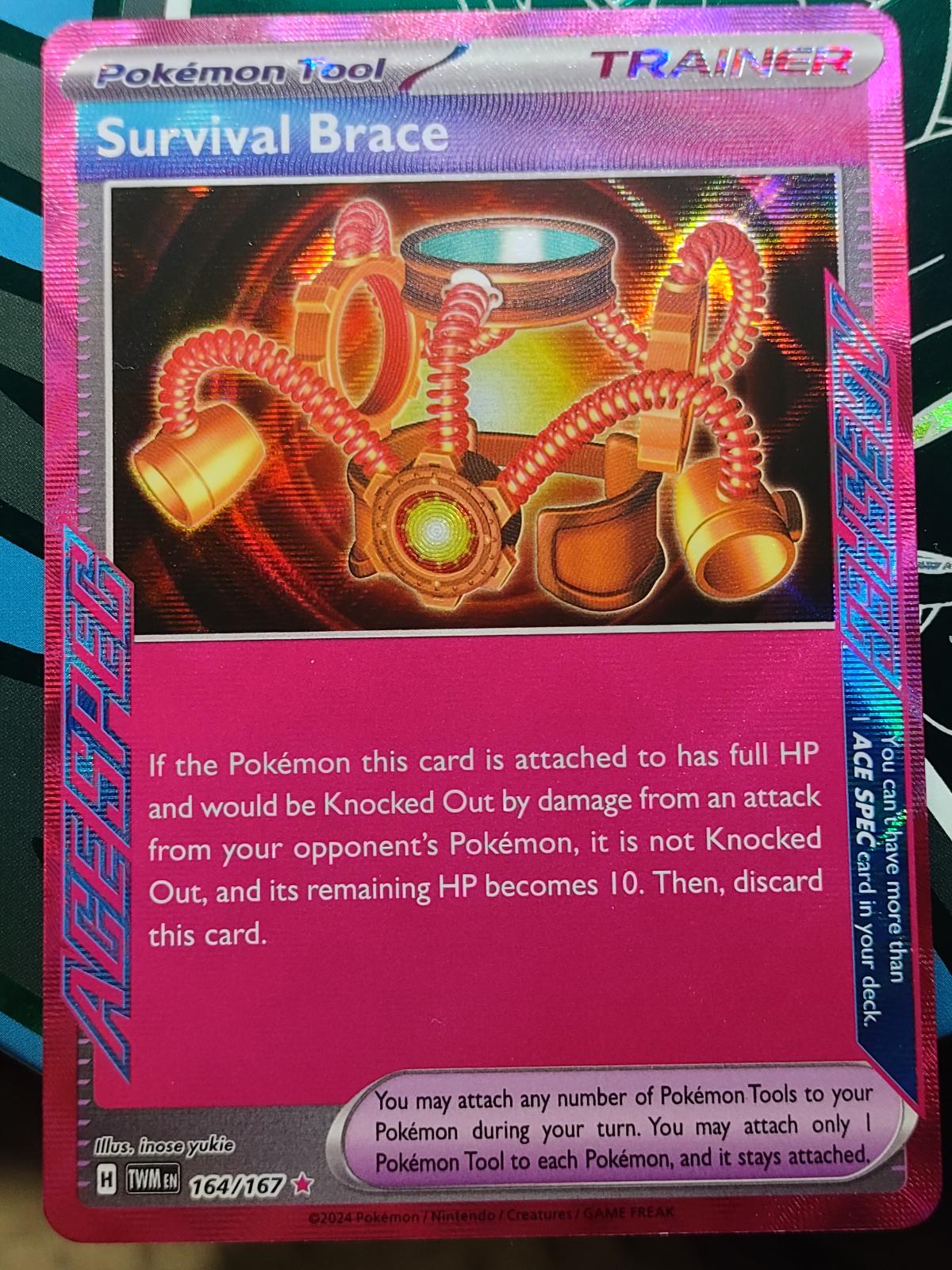 Survival Brace #164 Prices | Pokemon Twilight Masquerade | Pokemon Cards