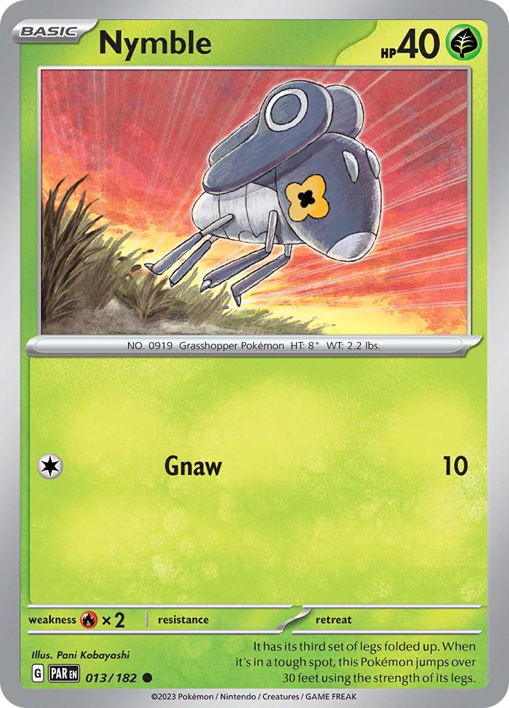 Nymble #13 Prices | Pokemon Paradox Rift | Pokemon Cards