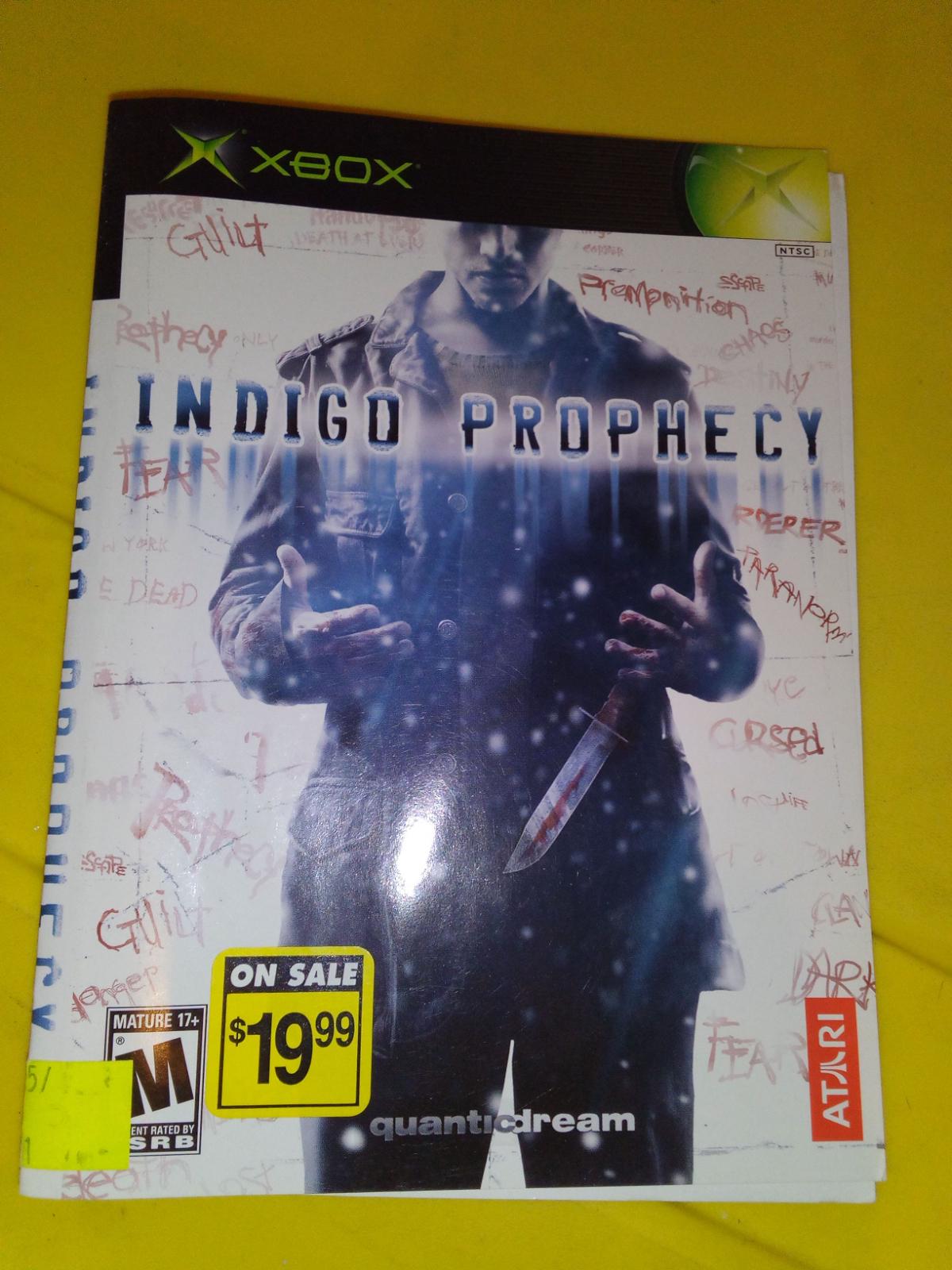 Indigo Prophecy | Item only | Xbox