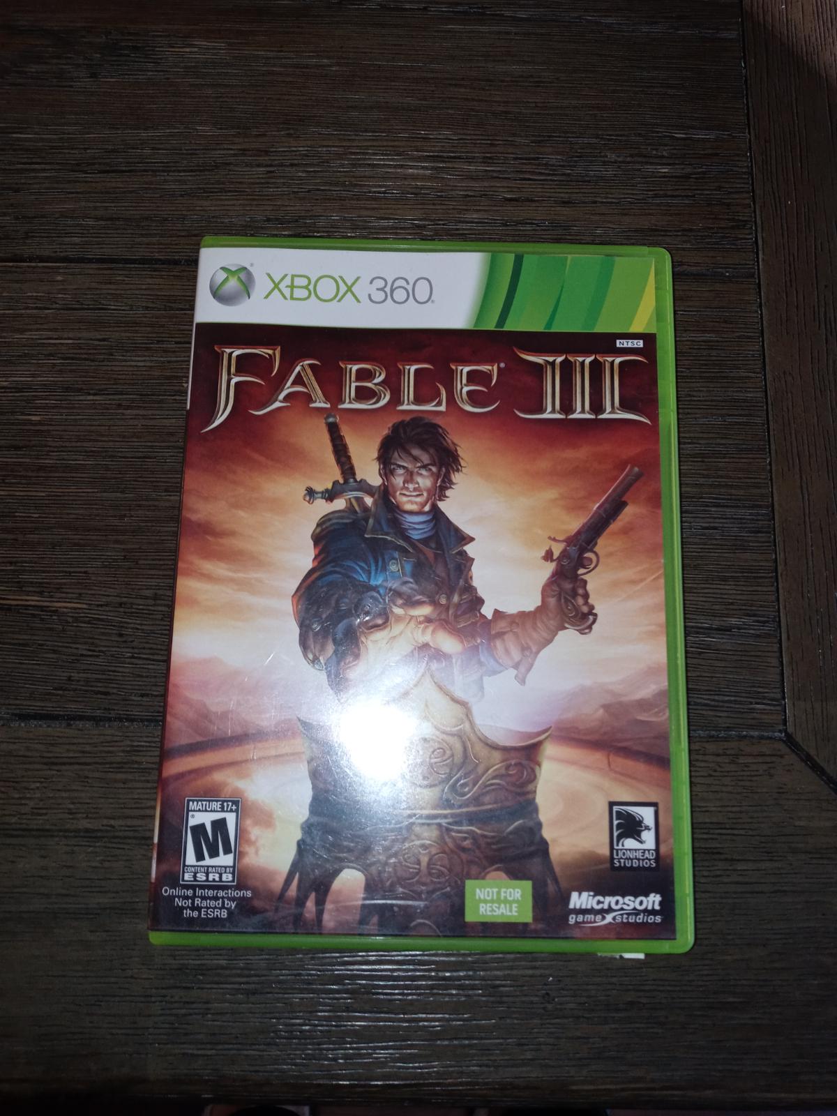 Fable III | Item, Box, and Manual | Xbox 360