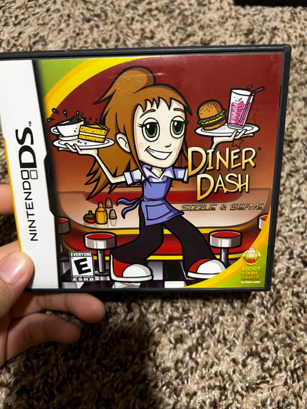 Diner Dash Sizzle and Serve | Item, Box, and Manual | Nintendo DS