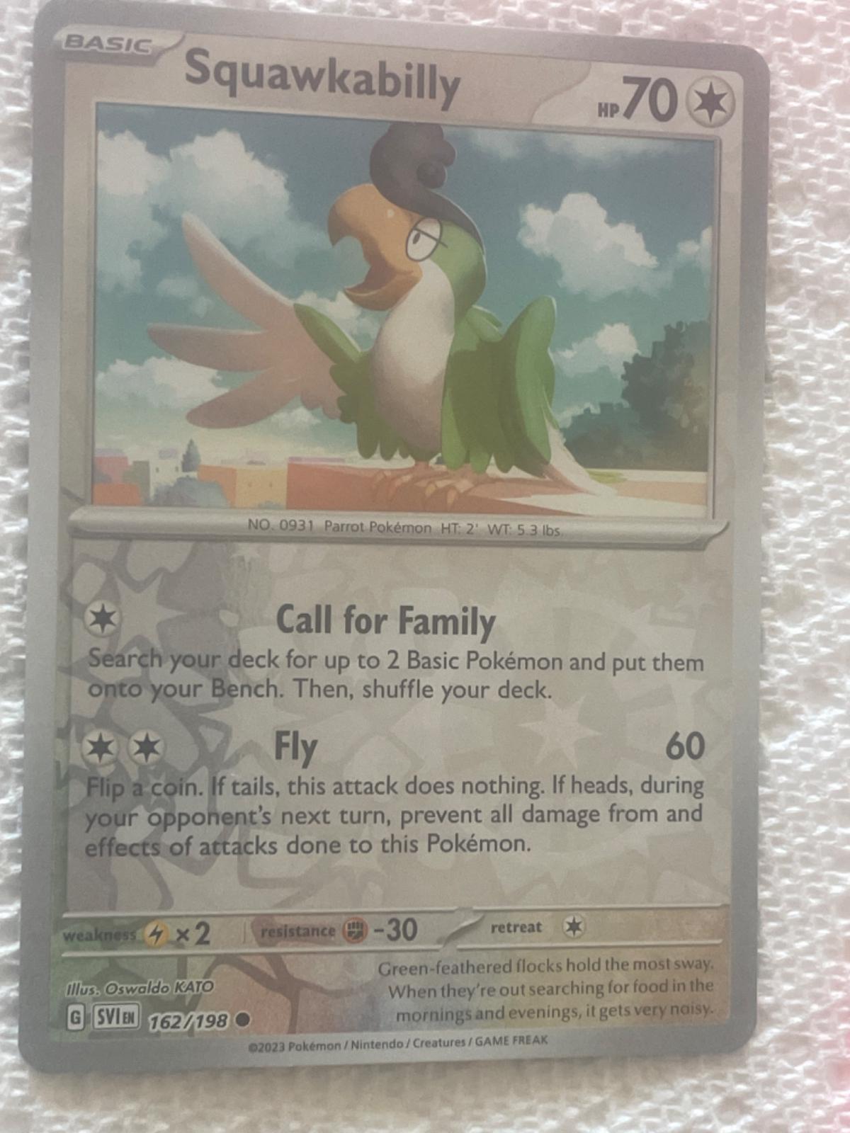 Squawkabilly [Reverse Holo] | Ungraded | Pokemon Scarlet & Violet