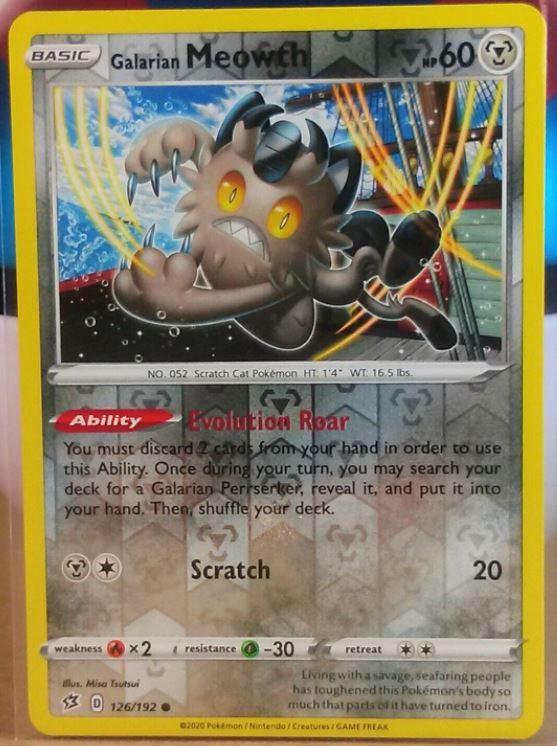 Galarian Meowth [Reverse Holo] #126 Prices | Pokemon Rebel Clash ...