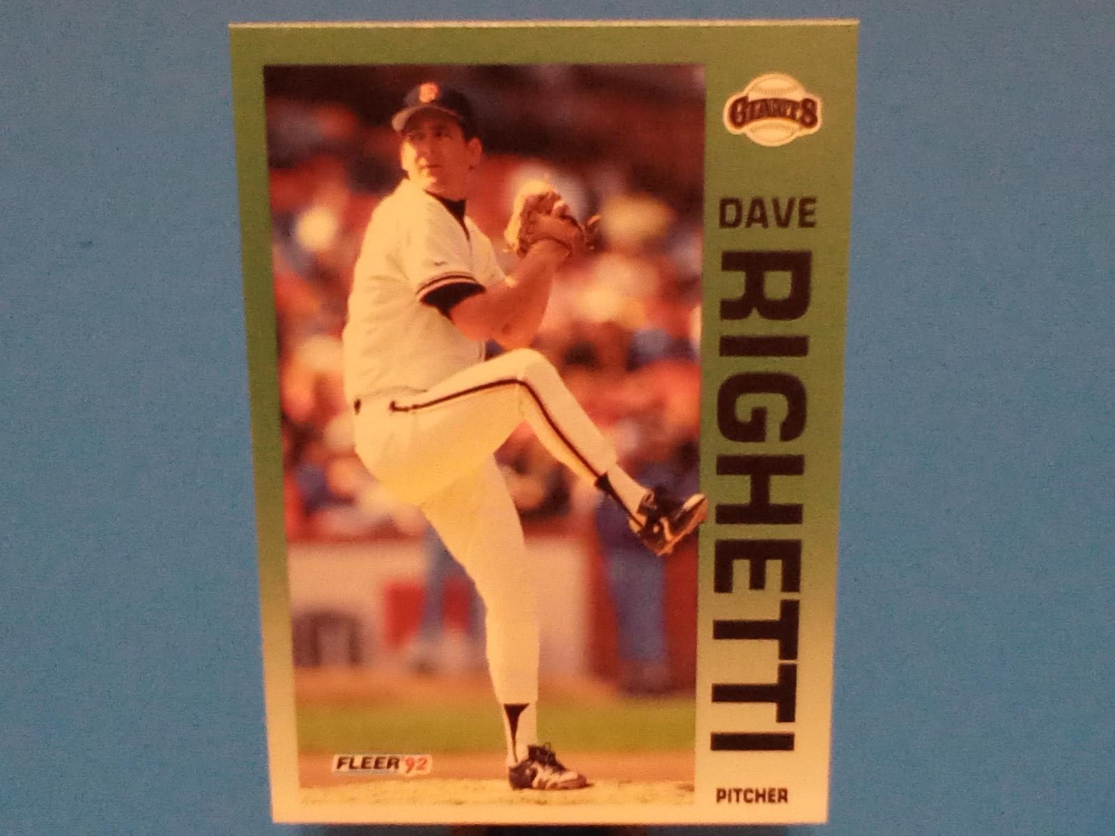 Dave Righetti | Ungraded | 1992 Fleer