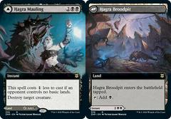 Hagra Mauling & Hagra Broodpit [Extended Art] Prices | Magic Zendikar ...