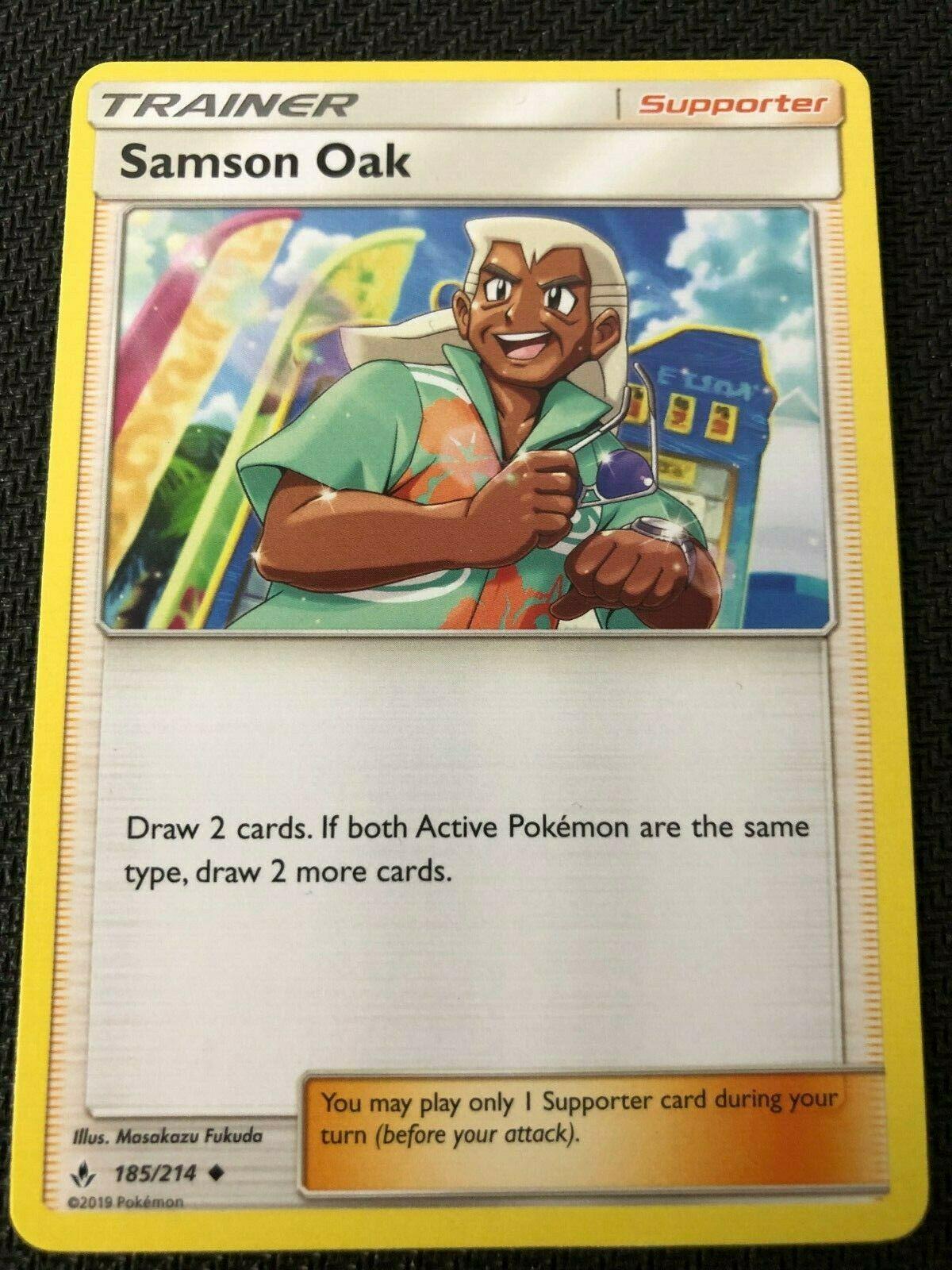 Samson Oak #185 Prices | Pokemon Unbroken Bonds | Pokemon Cards
