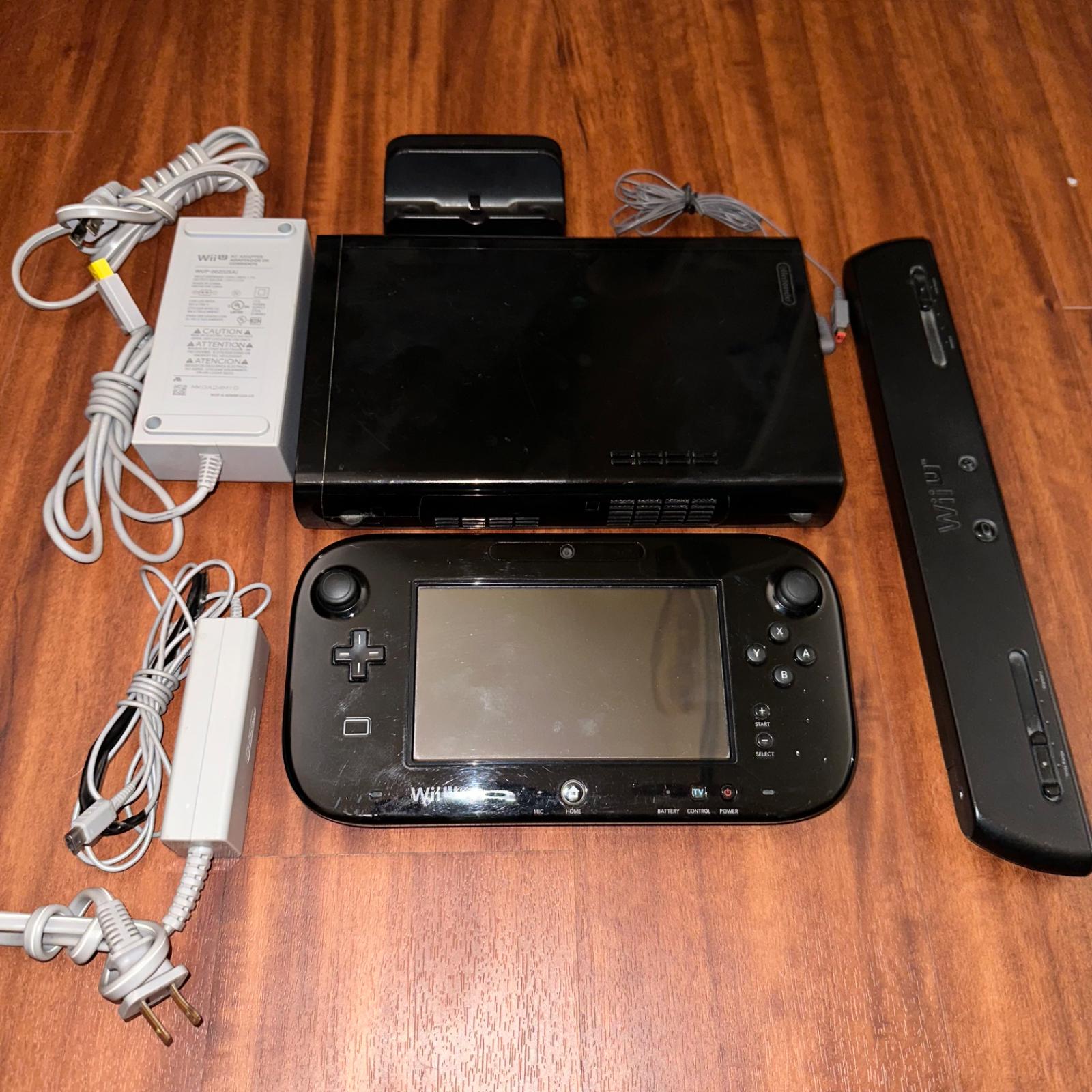 Wii U Console Deluxe Black 32GB | Item only | Wii U