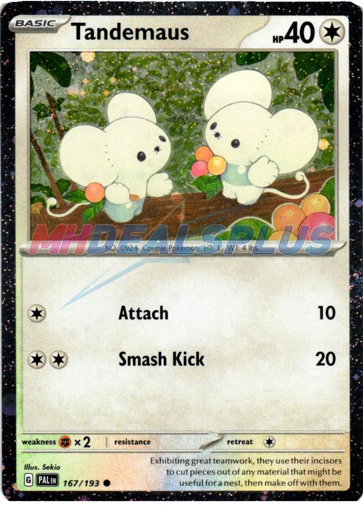 Tandemaus [Cosmo Holo] #167 Prices | Pokemon Paldea Evolved | Pokemon Cards