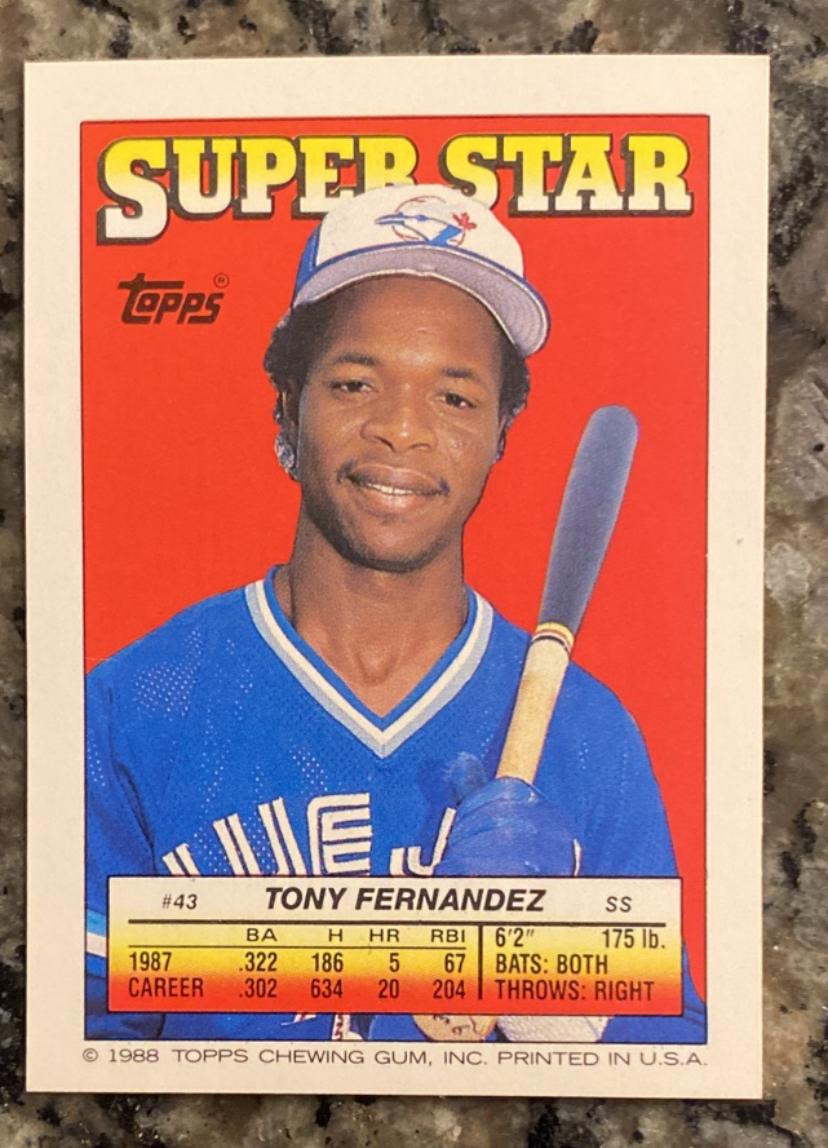 Jose Uribe, Mike Boddicker, Tony Fernandez #91, 231, 43 Prices | 1988 ...