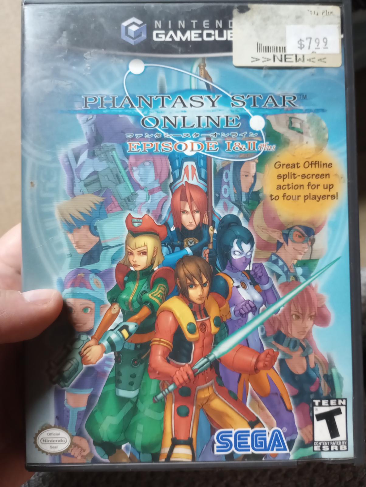 Phantasy Star Online Episode I & II Plus | Item and Box only | Gamecube