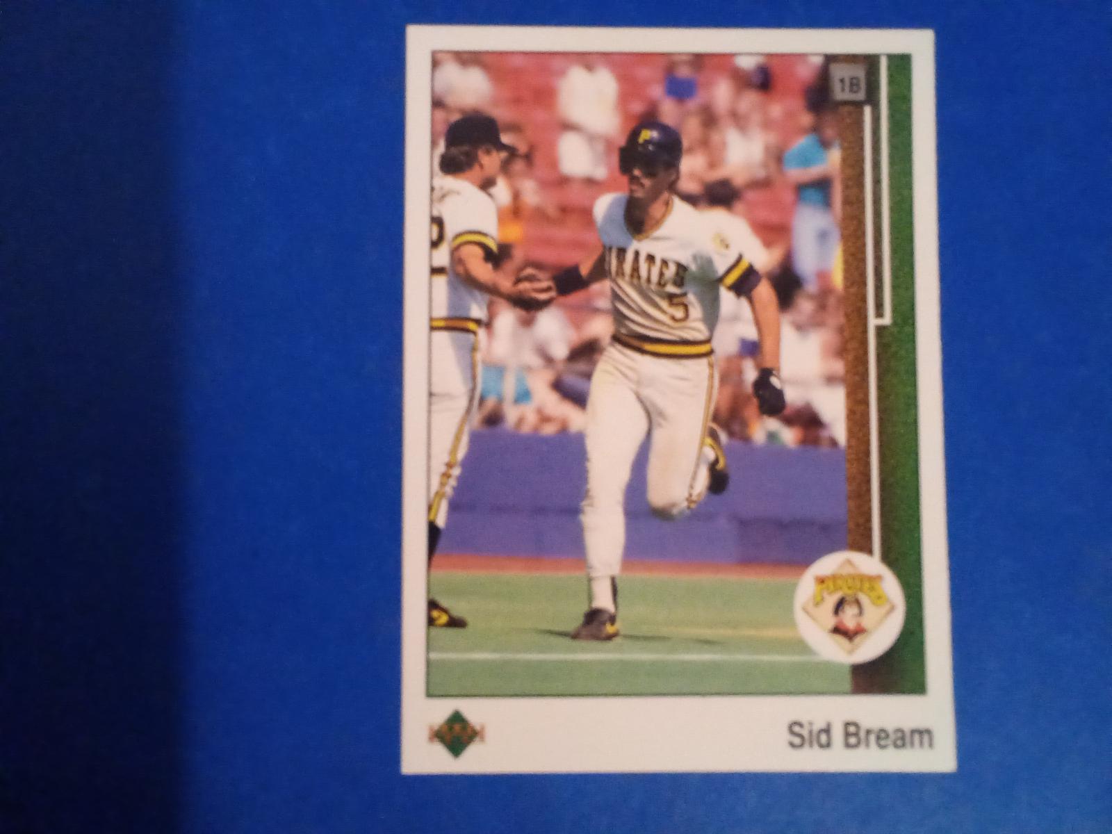 Sid Bream | Ungraded | 1989 Upper Deck