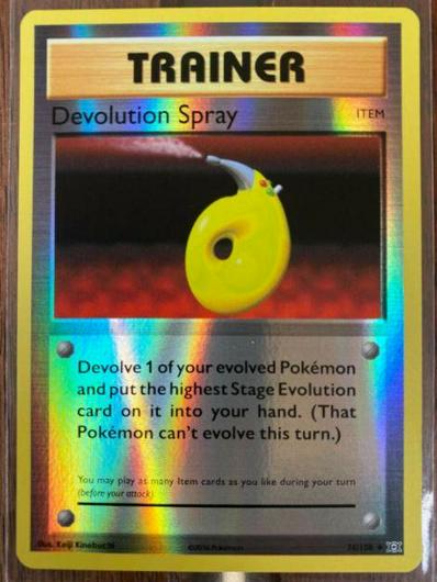 Devolution Spray [Reverse Holo] | Ungraded | Pokemon Evolutions