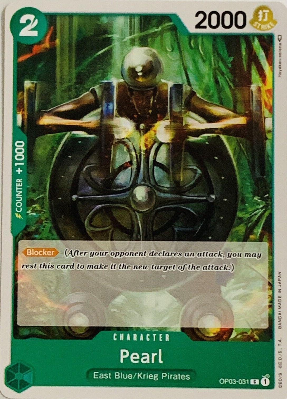 Pearl OP03-031 Prices | One Piece Pillars of Strength | One Piece Cards