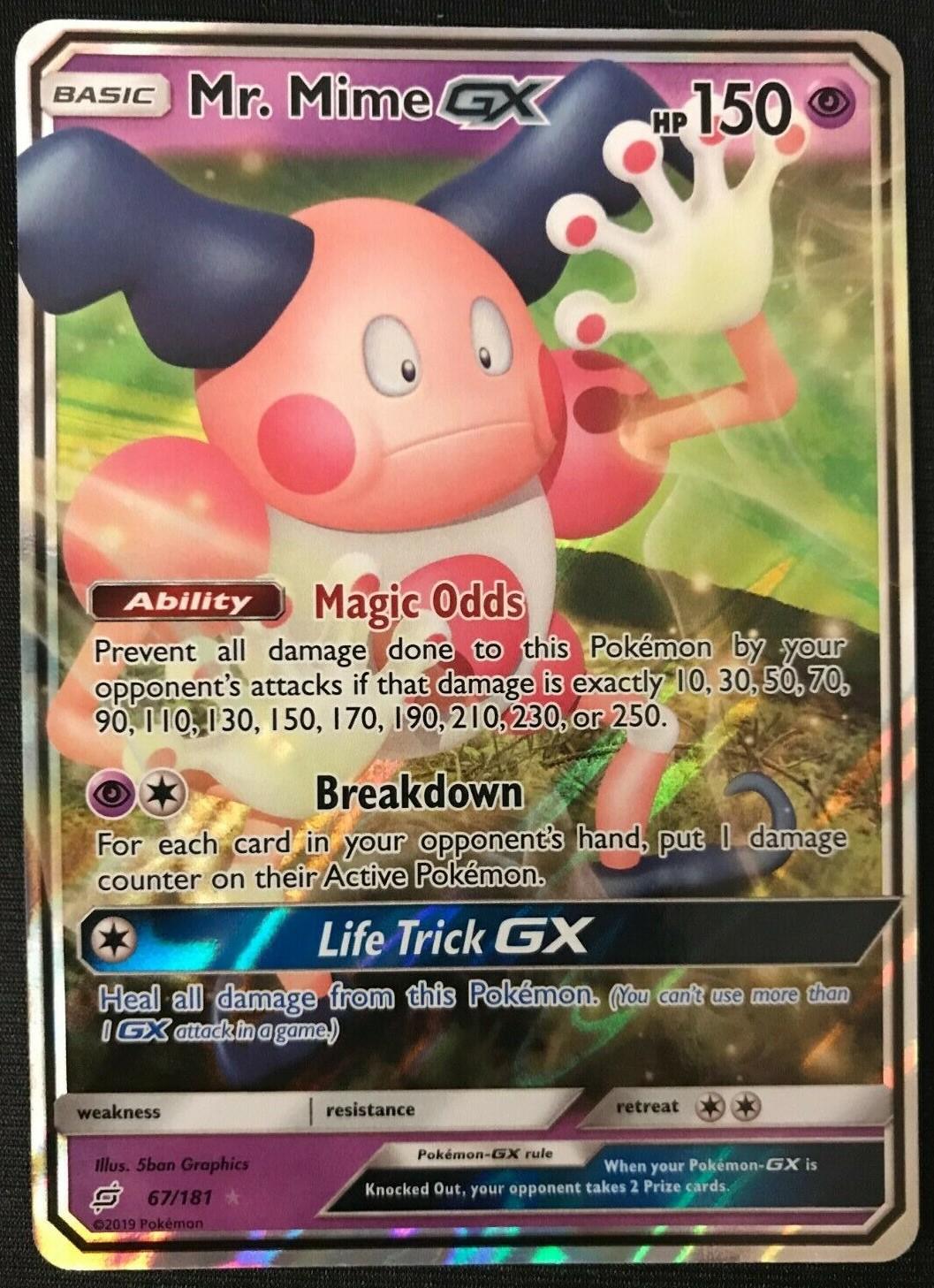 Mr. Mime GX #67 Prices | Pokemon Team Up | Pokemon Cards