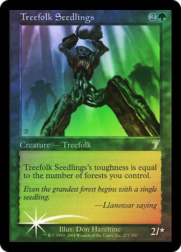Treefolk Seedlings [Foil] Prices | Magic 7th Edition | Magic Cards