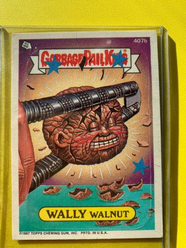 WALLY Walnut #407b Prices | 1987 Garbage Pail Kids | Garbage Pail Cards