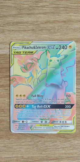 Pikachu & Zekrom GX | Ungraded | Pokemon Team Up