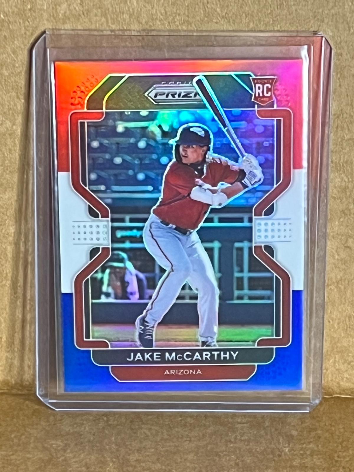 Jake McCarthy [Red White Blue Prizm] | Ungraded | 2022 Panini Prizm