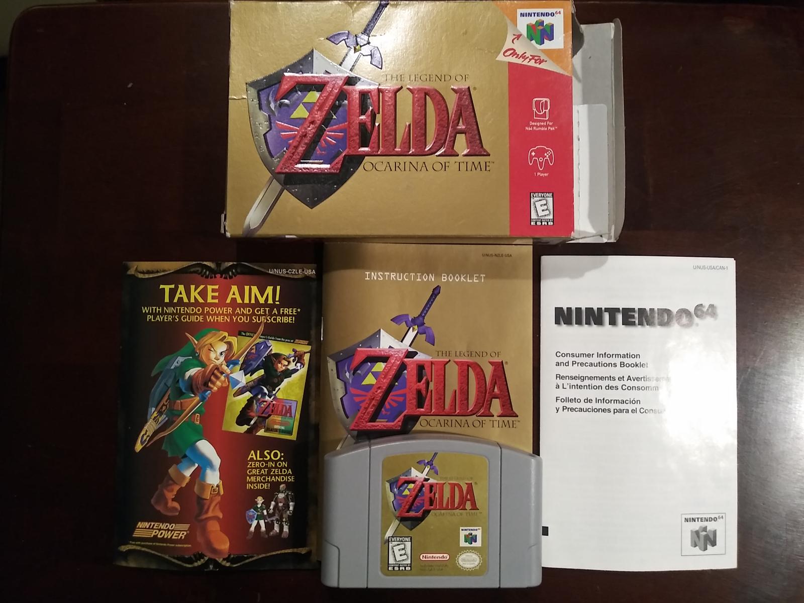 Zelda Ocarina of Time | Item, Box, and Manual | Nintendo 64