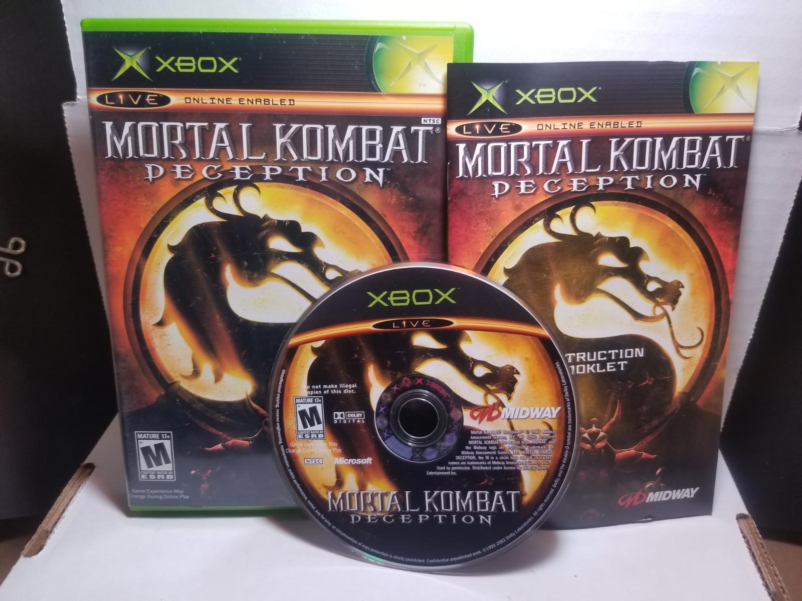 Mortal Kombat Deception | Item, Box, and Manual | Xbox