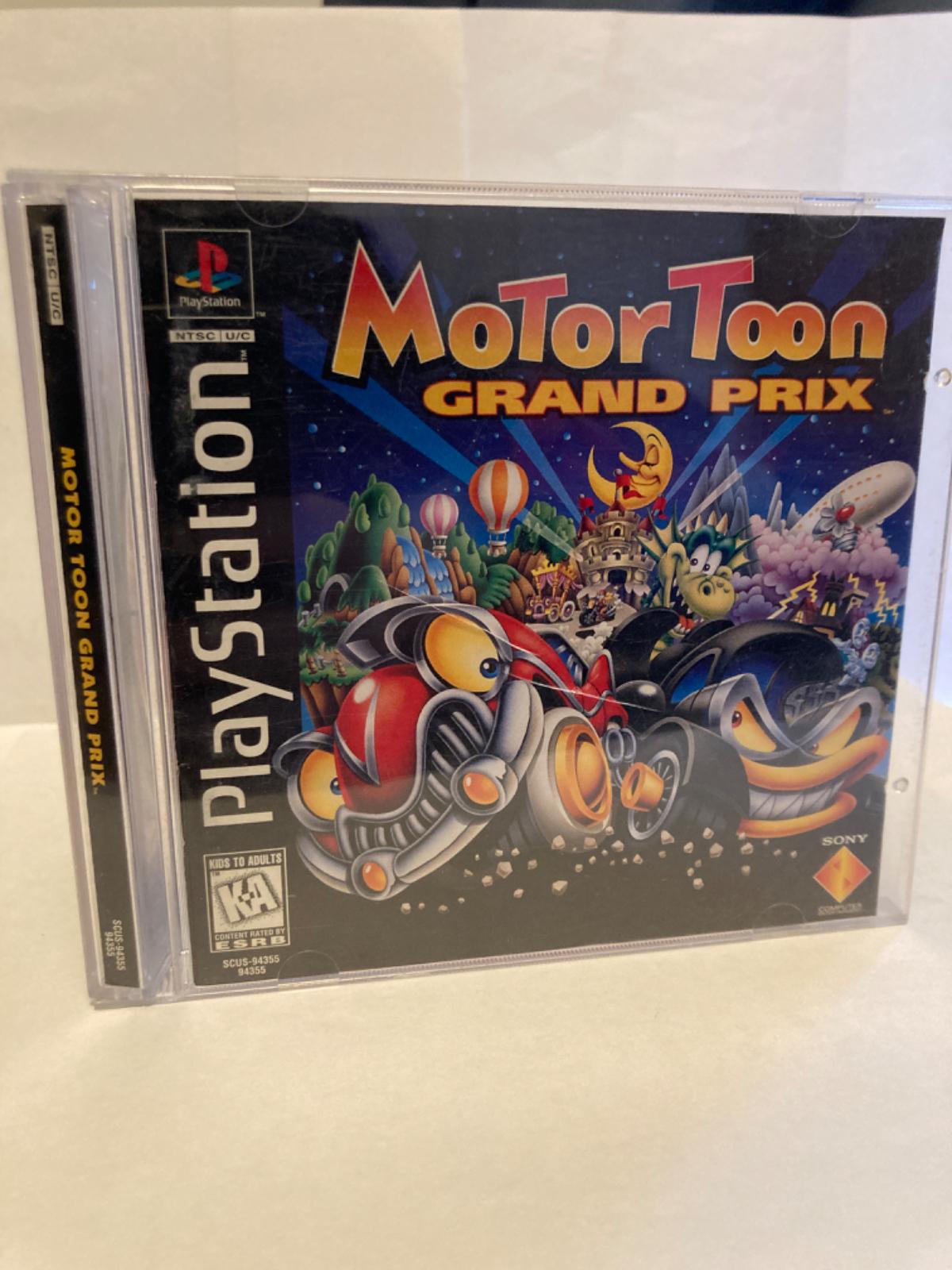 Motor Toon Grand Prix | Item, Box, and Manual | Playstation
