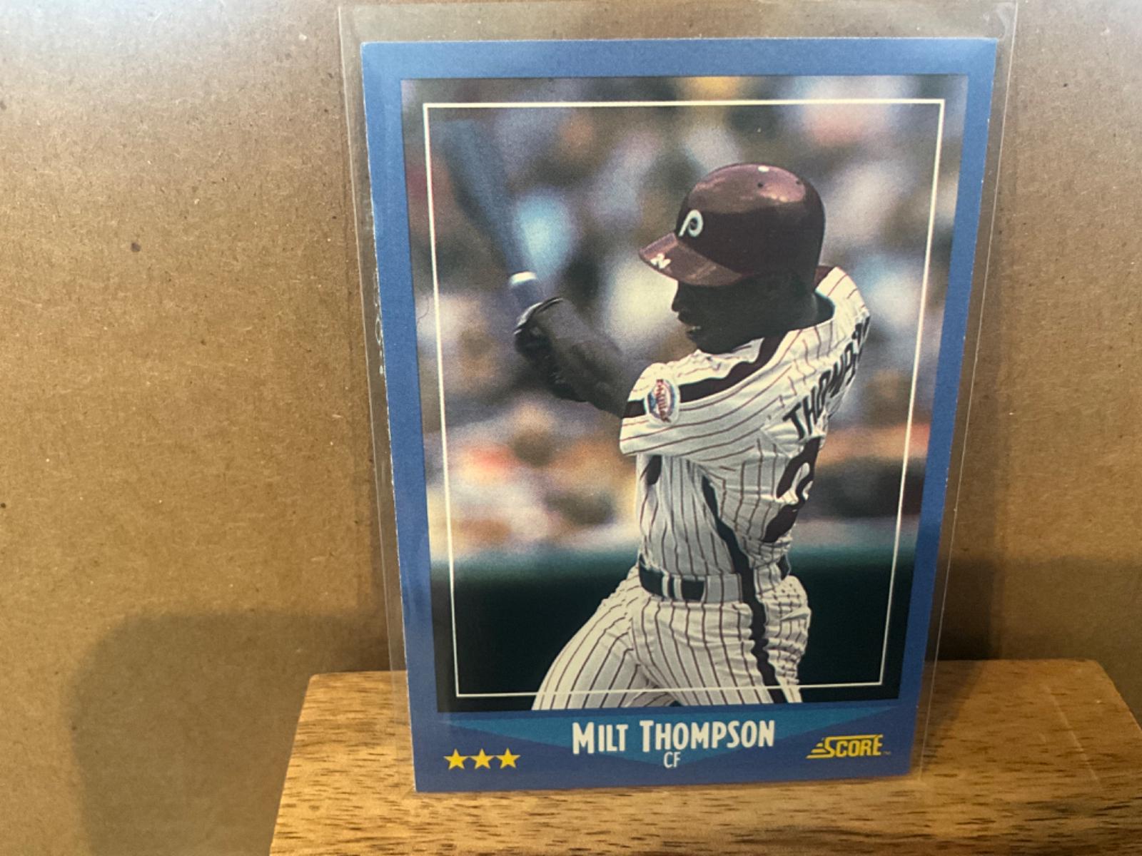 Milt Thompson #115 Prices | 1988 Score | Baseball Cards